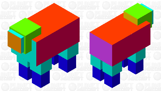 Glitched Minecraft Mob Skin