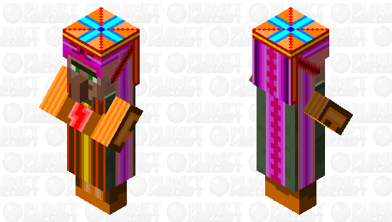 Royal Leader Villager Minecraft Mob Skin