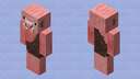 Squished Head Zombie Minecraft Mob Skin