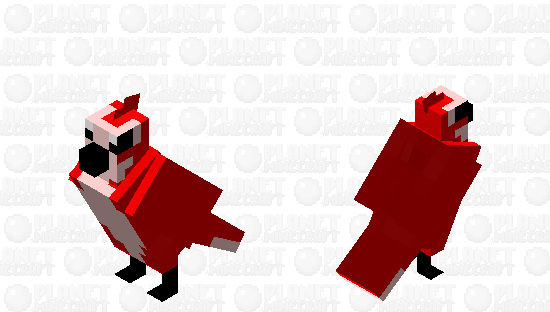 redcardinal Minecraft Mob Skin