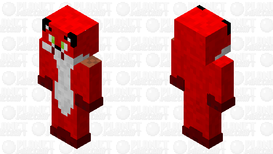 Piglin Retexture to fox Minecraft Mob Skin