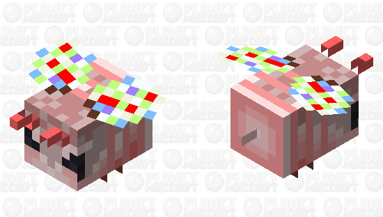 the valentines day happy bee Minecraft Mob Skin