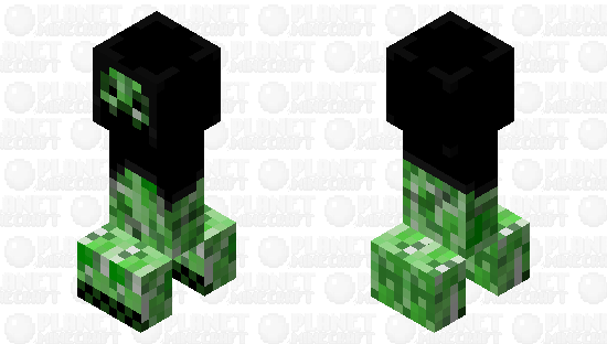 Well x3 creeper Minecraft Mob Skin