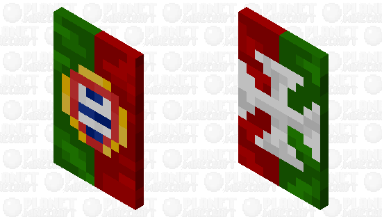 Portuguese Flag Minecraft Mob Skin