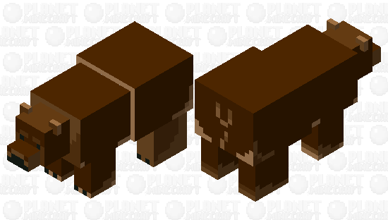 THE BIG BROWN BEAR Minecraft Mob Skin