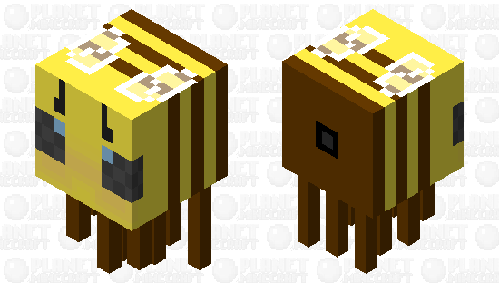 Giant bee that may bee able to shoot 𝔣𝔦𝔯𝔢𝔟𝔞𝔩𝔩𝔰 🔥🔥|| my first mob skin ...