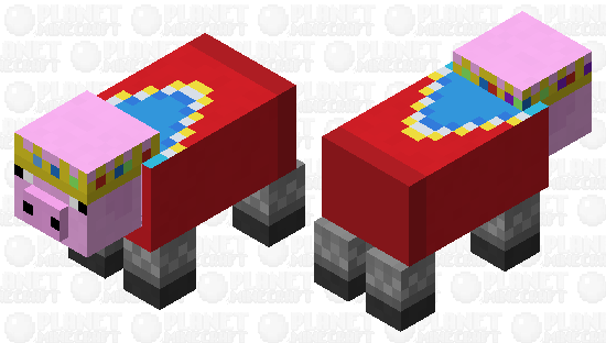 Techno Pig Minecraft Mob Skin