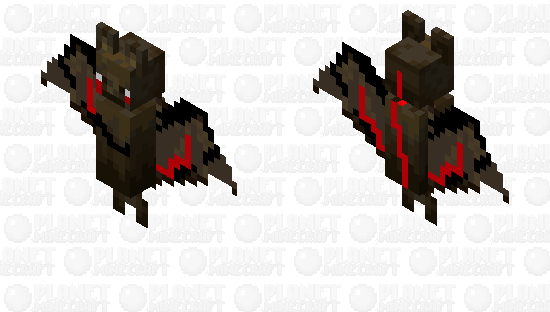 Bloodlust Bat. Minecraft Mob Skin