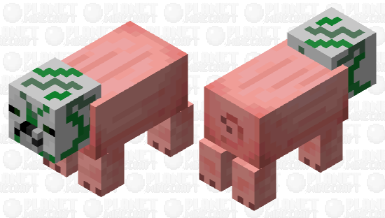 Pig Skull Minecraft Mob Skin