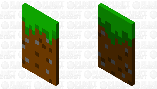 Dirt Cape Minecraft Mob Skin