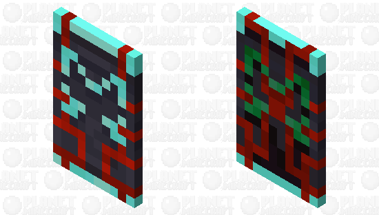 Leader's Cape (dark, elytra included) Minecraft Mob Skin