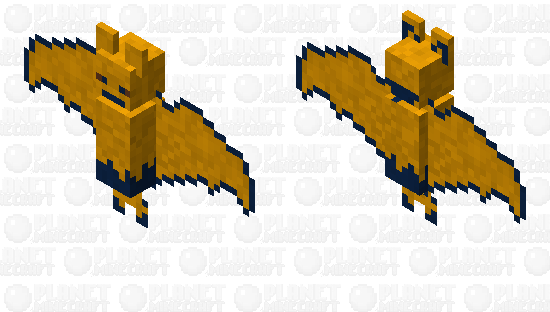 Random Color Pallet Bat (Old Model) Minecraft Mob Skin