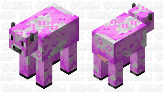 Moobloom [pink] Minecraft Mob Skin