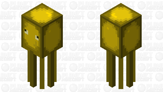 Golden Squid Minecraft Mob Skin