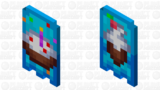 Happy Birthday cape revamped (hive style) Minecraft Mob Skin