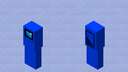 Amongus blue crewmate Minecraft Mob Skin