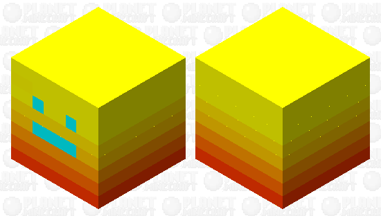 Geometry Dash Magma Cube Minecraft Mob Skin