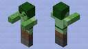 Zombie Alex Minecraft Mob Skin