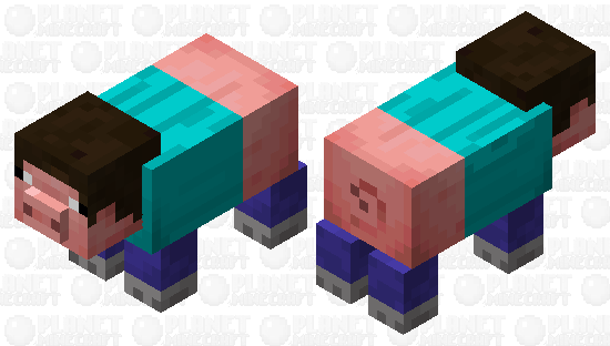 Steve the Pig Minecraft Mob Skin
