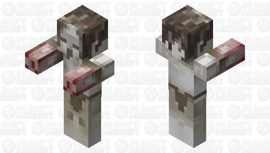 Prisoner Ghoul - Fear and Hunger - Zombie Minecraft Mob Skin