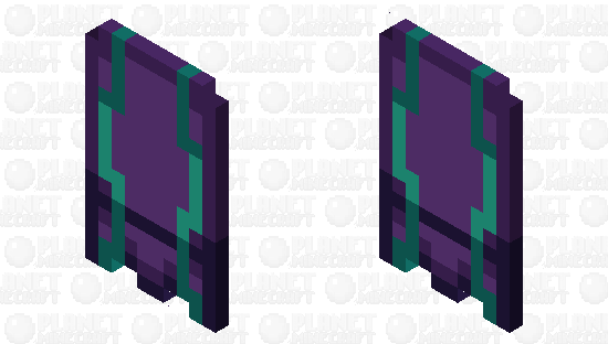 Purple Cape Minecraft Mob Skin