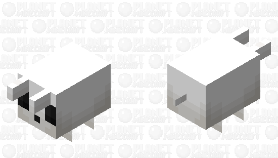 Suspiciously bee shaped Slugcat from Rain World Minecraft Mob Skin