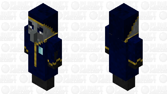 Redesigned Evoker Minecraft Mob Skin