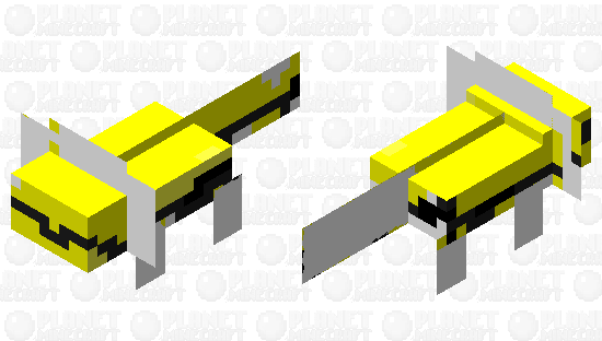 Banana slug Minecraft Mob Skin