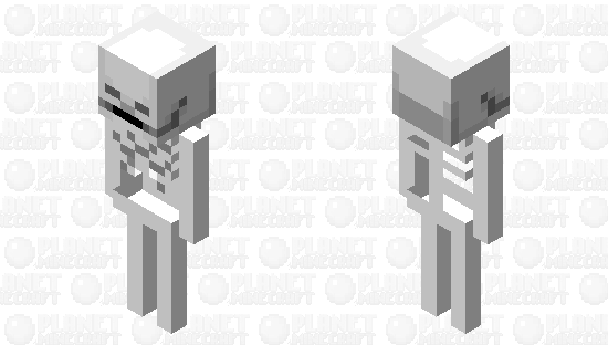 Nerf World DLC Skeleton Minecraft Mob Skin