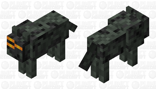 Creaking Wolf Minecraft Mob Skin