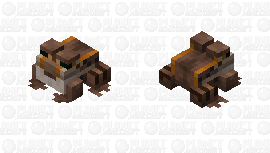 Galam White-lipped Frog (Replace Warm Frog) Minecraft Mob Skin