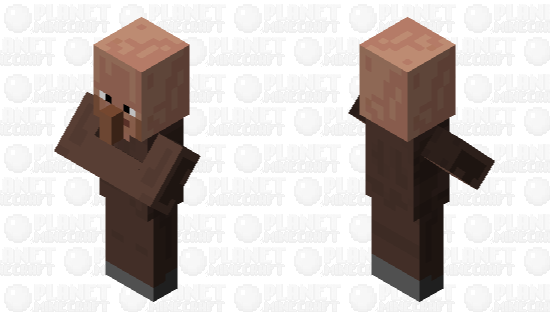 Villager (Minecraft Alpha Legacy) Minecraft Mob Skin