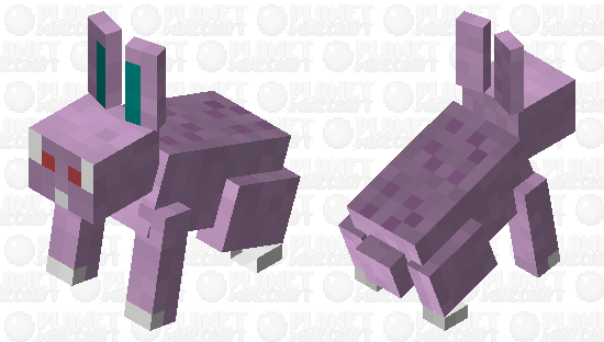 Nidoran-M Rabbit Minecraft Mob Skin
