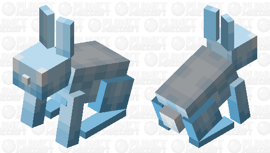 Snow Rabbit Minecraft Mob Skin