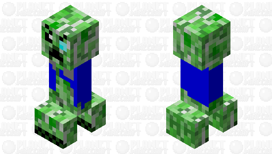 GASTER BLASTER GO!- sans the creeper Minecraft Mob Skin