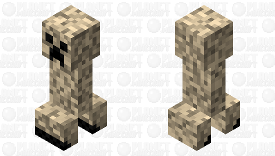 desert creeper Minecraft Mob Skin