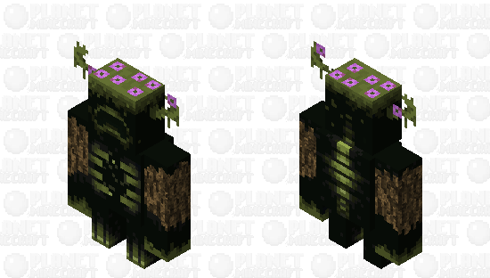 Mossy Warden Minecraft Mob Skin