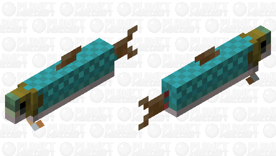 ReColored salmon Minecraft Mob Skin
