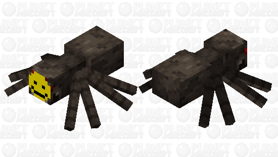 smiling spider Minecraft Mob Skin