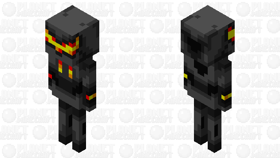 Furnace Metal Sonic (Skeleton mob skin). IDMV 10th skin Minecraft Mob Skin