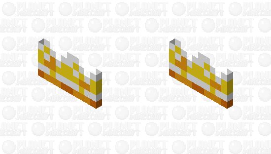 Gold Crown Cape Minecraft Mob Skin