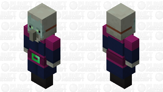 Bodyguard illager Minecraft Mob Skin