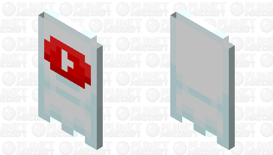 Hive styled YouTube cape light mode Minecraft Mob Skin