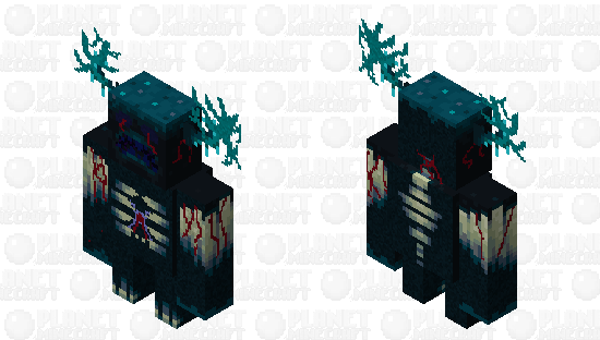 The True Warden Minecraft Mob Skin