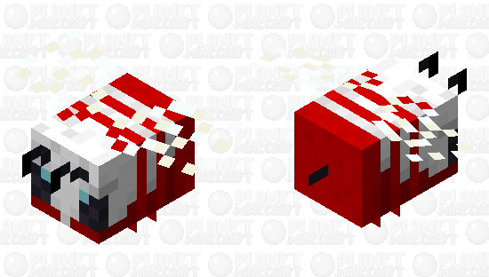 Candy cane bee Minecraft Mob Skin