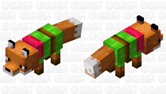 Tunic fox as Minecraft fox Minecraft Mob Skin