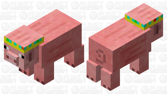 Technoblade Pig Texture Minecraft Mob Skin