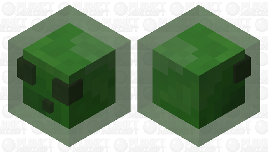 Gradient Green Slime Minecraft Mob Skin