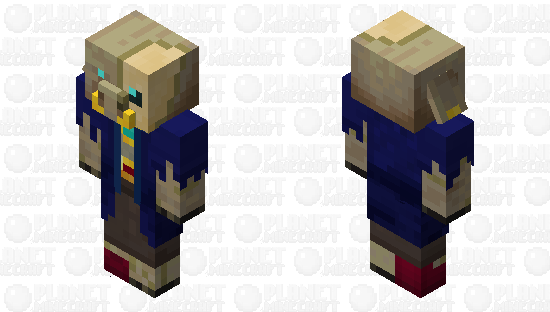 Piglin necromancer Minecraft Mob Skin
