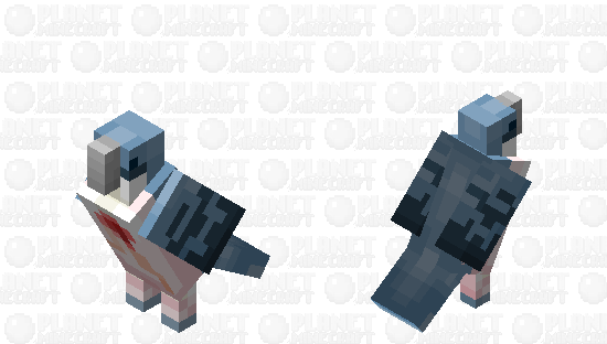Bleeding heart dove Minecraft Mob Skin